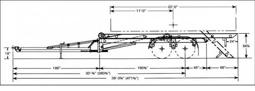 Roll Off Pup Trailers, Roll Off Trailer - Tiger General LLC